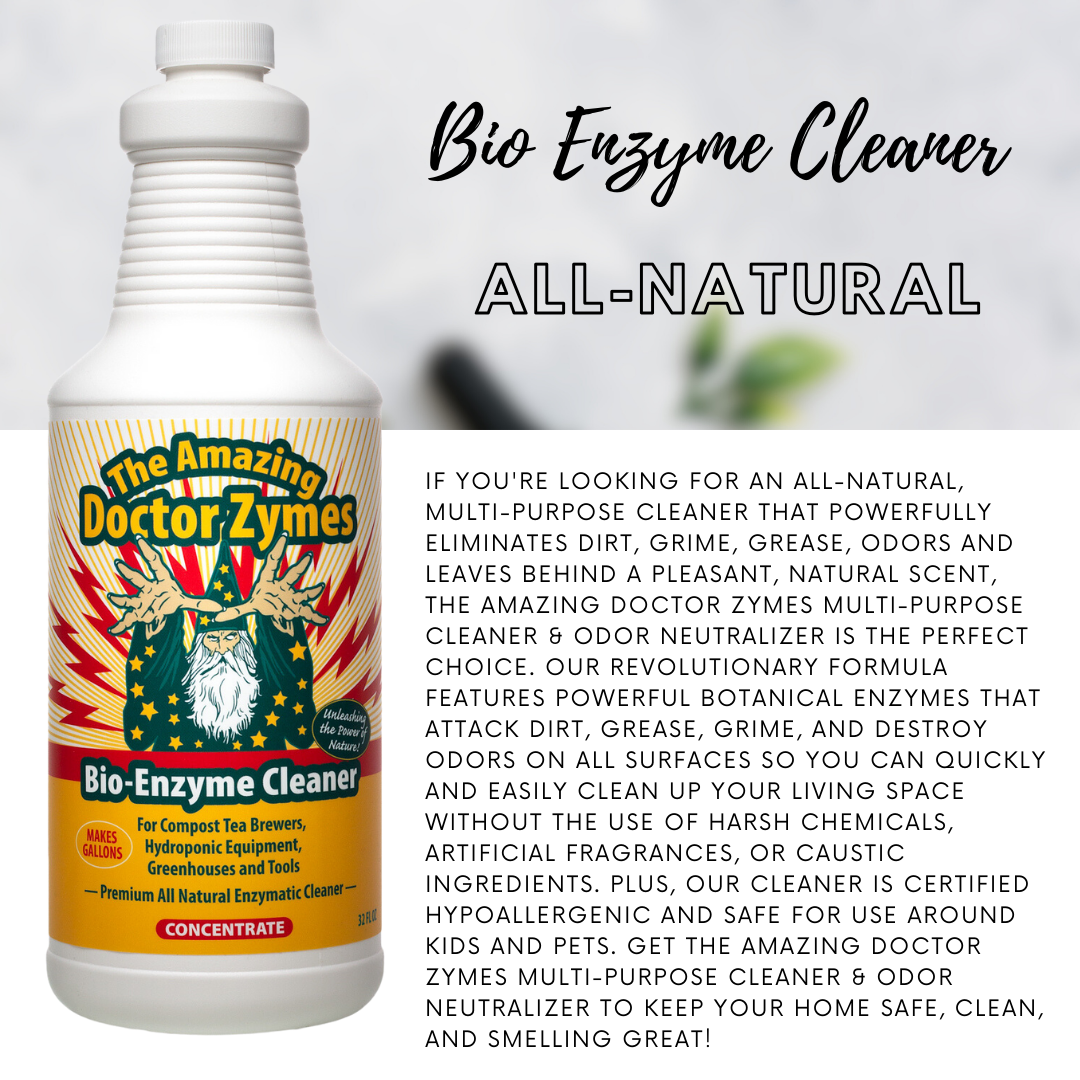 Enzyme Cleaner Concentrate - Deep Cleaner - Odor Eliminator